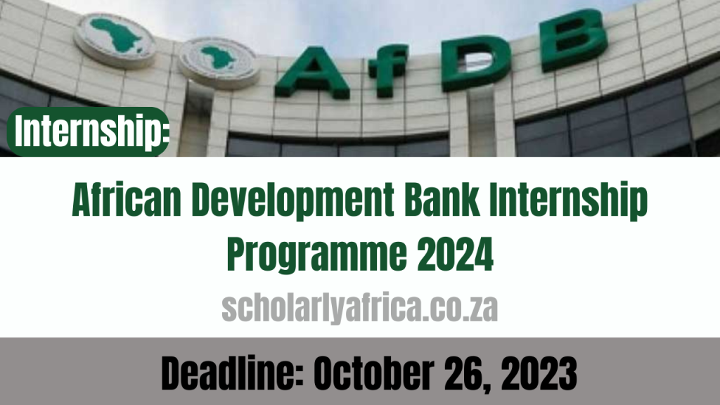 African Development Bank Internship Programme 2024