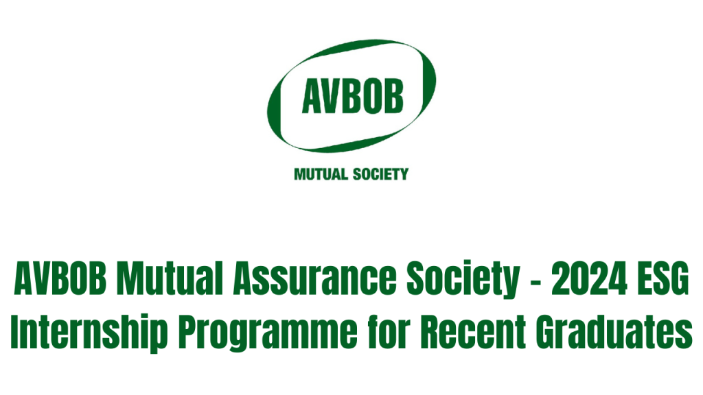 AVBOB Mutual Assurance Society - 2024 ESG Internship Programme